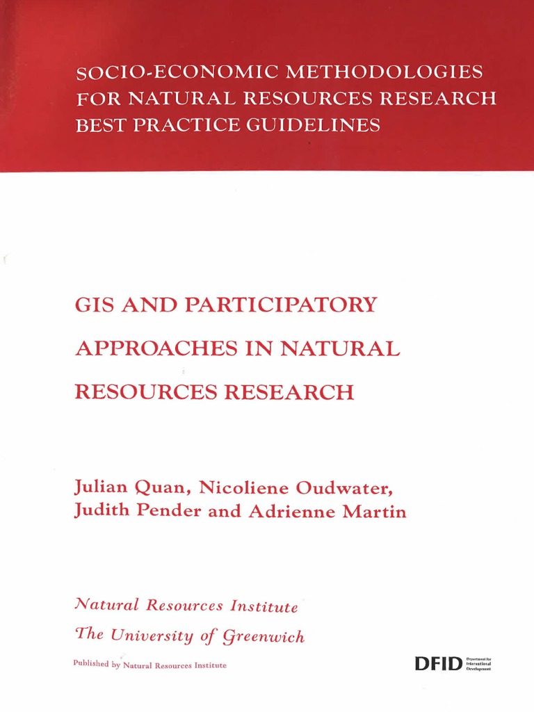 Gis and Participatory Approaches in Natural Resources Research | PDF | Geographic Information ...