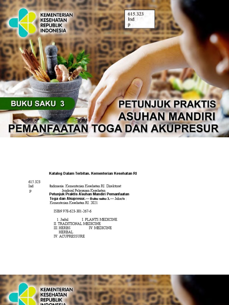 BUKU SAKU Asuhan Mandiri Pemanfaatan Toga Dan Akupresur 3 | PDF