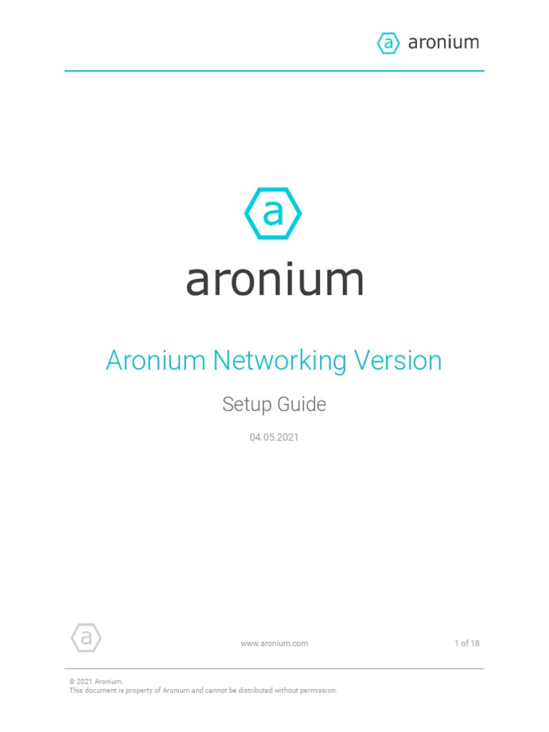 Aronium Networking Setup Instructions | PDF | Databases | Microsoft Sql ...