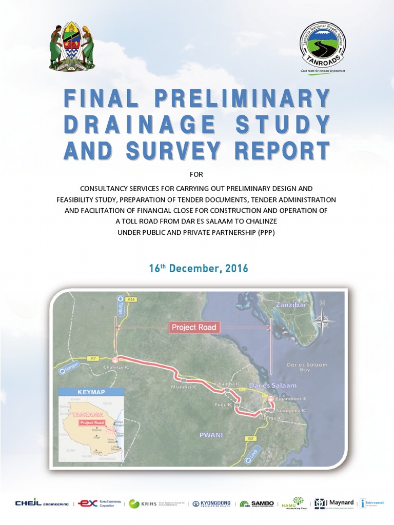E. Perliminary Drainage Studies and Survey Report | PDF