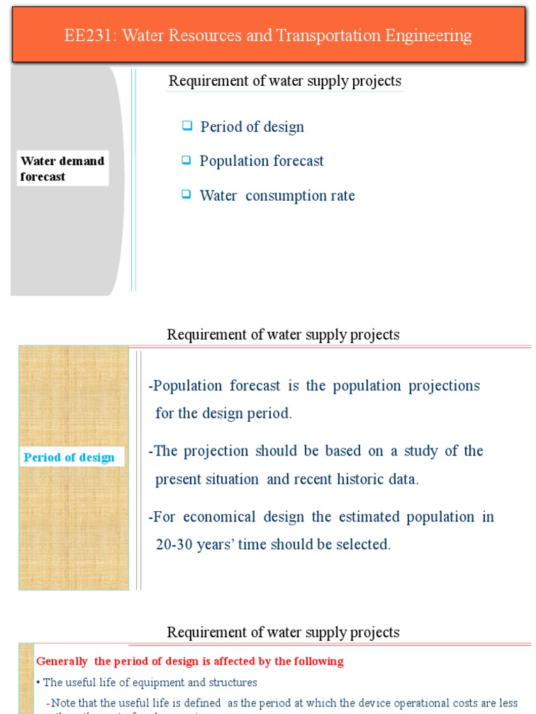 Lecture 2 | PDF | Water | Population
