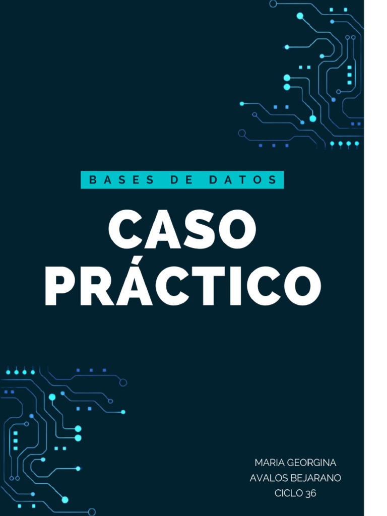 Proyecto Integrador de Caso Práctico BASE de DATOS | PDF | Bases de datos | Informática
