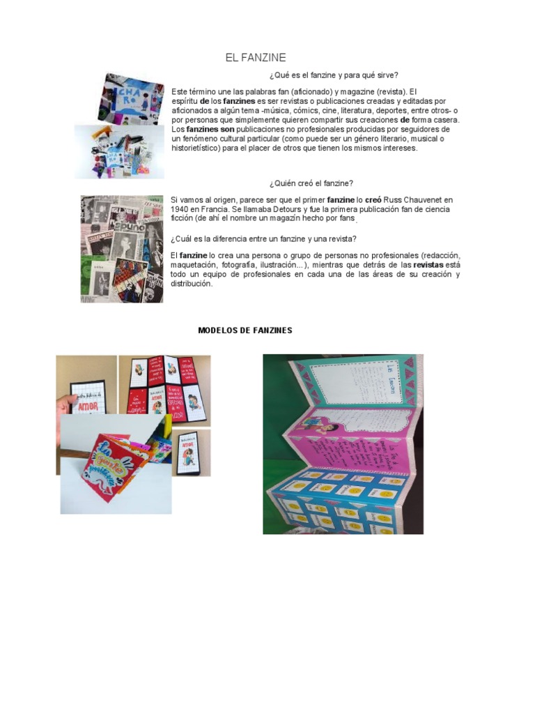 Introducción al Mundo del Fanzine | PDF | Historia | Estilo de vida