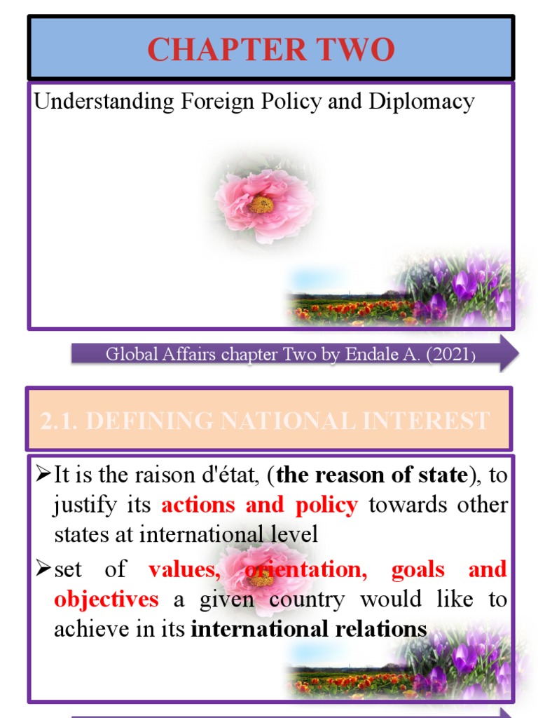 Global Chapter Two | PDF | Diplomacy | Ethiopia