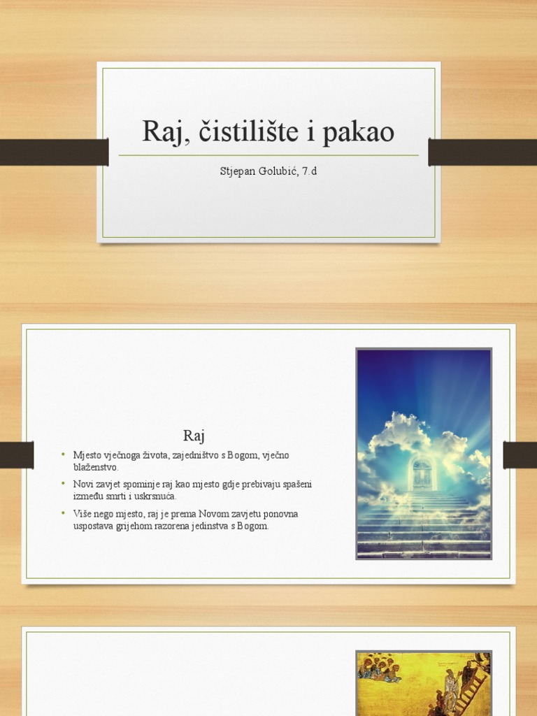 Raj, Čistilište I Pakao | PDF
