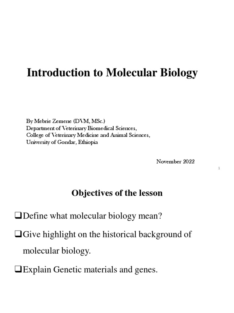 2015-Introduction To Molecular Biology | PDF | Dna | Nucleic Acids