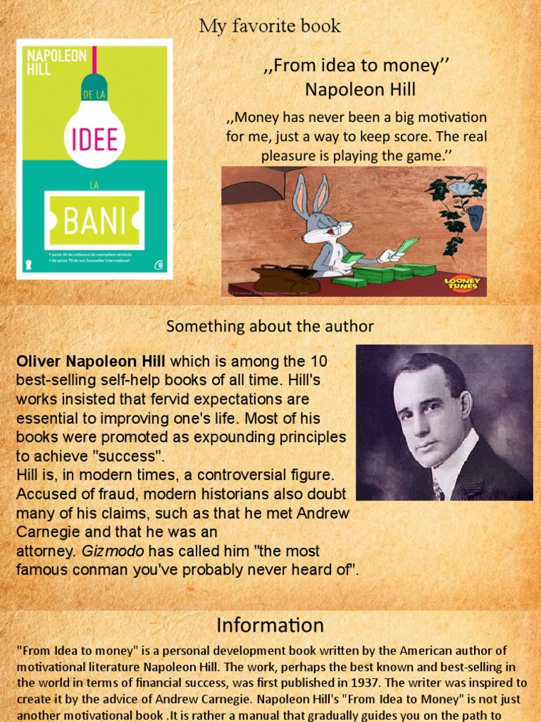 Proiect Carte - Engleza | PDF | Napoleon Hill