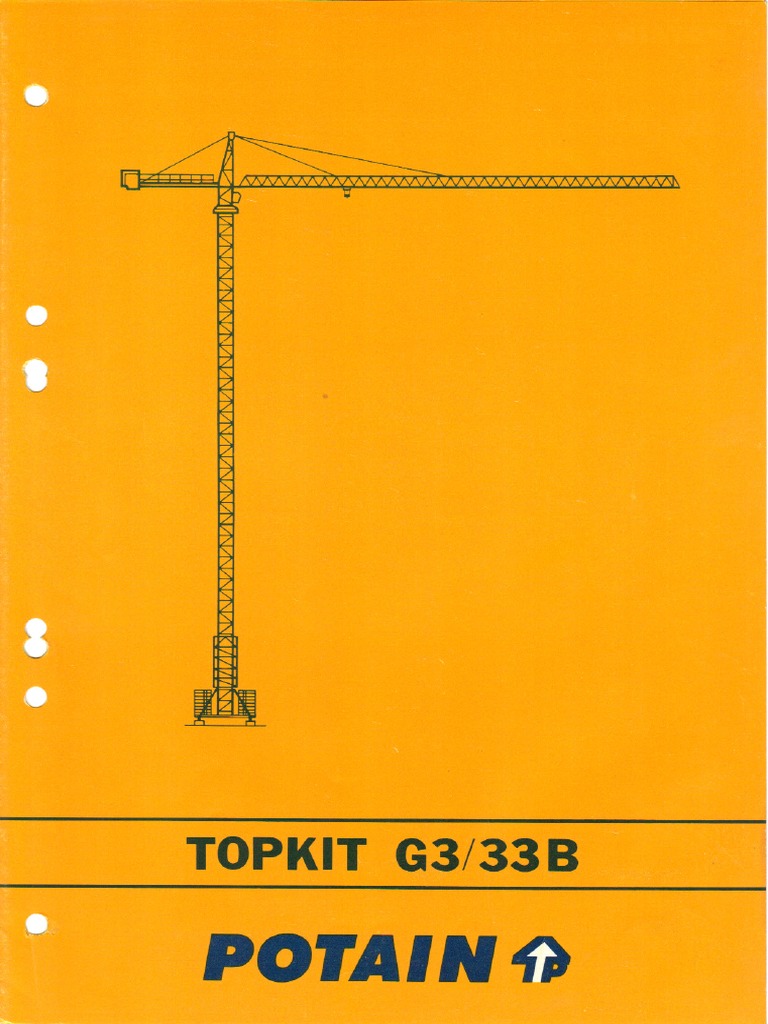Potain G3-33B | PDF
