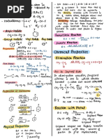 Organic Chemistry Short Notes | PDF | Alkene | Hydrogen Compounds