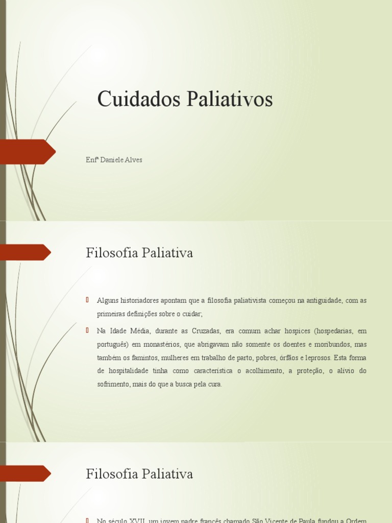 Cuidados Paliativos Introdução Pdf Cuidado Paliativo Ciências Da