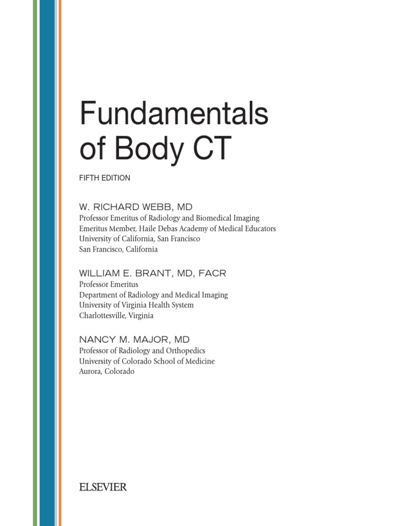 Fundamentals of Body CT, 5ed | PDF
