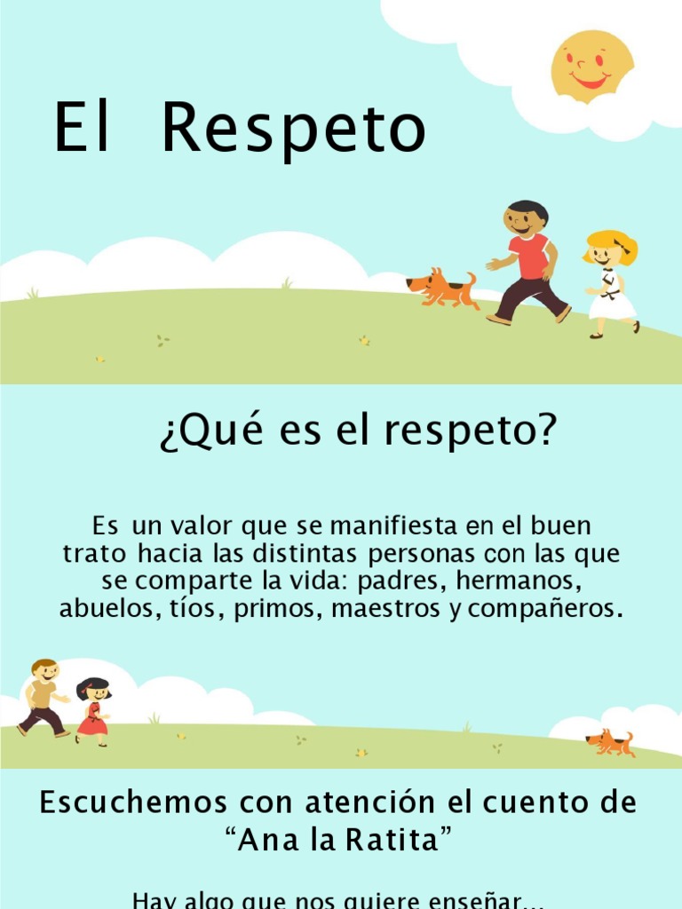Clase Valores - Respeto 3ero | PDF
