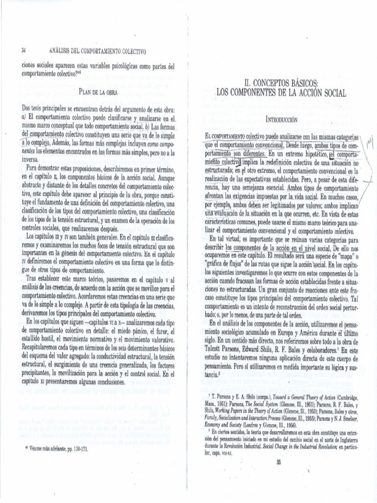 Neil Smelser. Teoría Del Comportamiento Colectivo | PDF