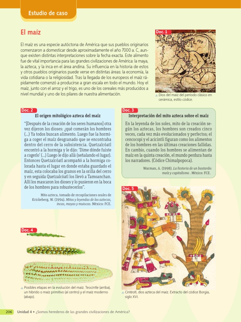 La Historia Del Maiz | PDF | Maíz | Civilización maya