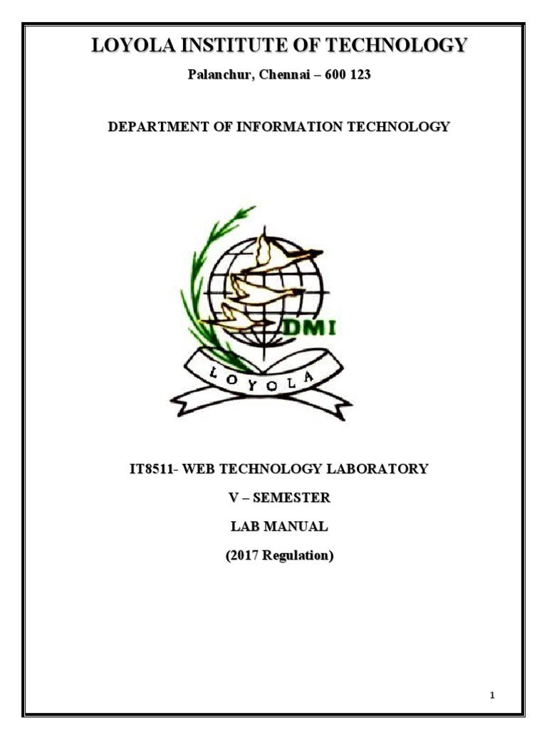 WT Lab Manaul Updated | PDF