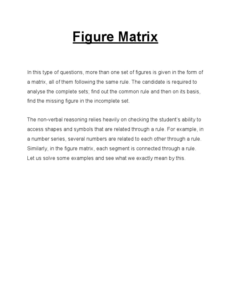 Figure Matrix | PDF | Matrix (Mathematics) | Triangle