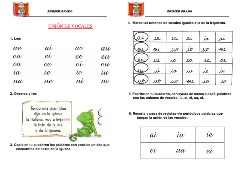 Unión de Vocales 22-04 | PDF