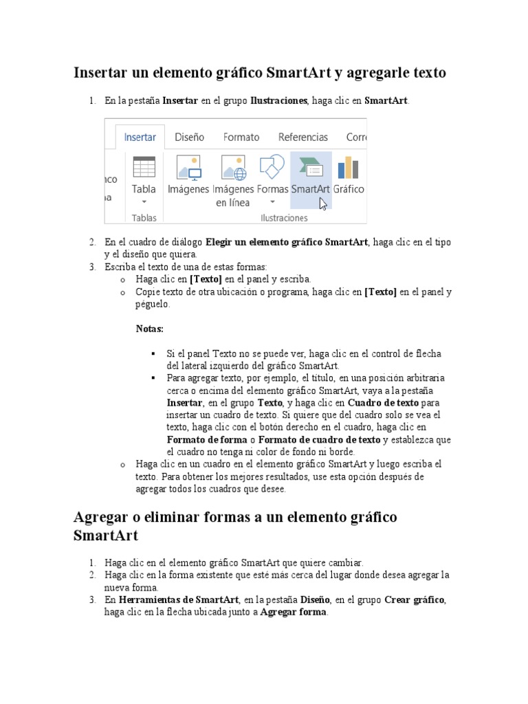 Cómo Insertar y Editar SmartArt en Word | PDF | Informática | Software