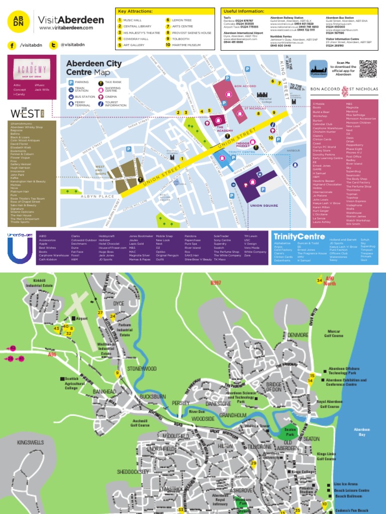 VisitAberdeen City Centre Map | PDF