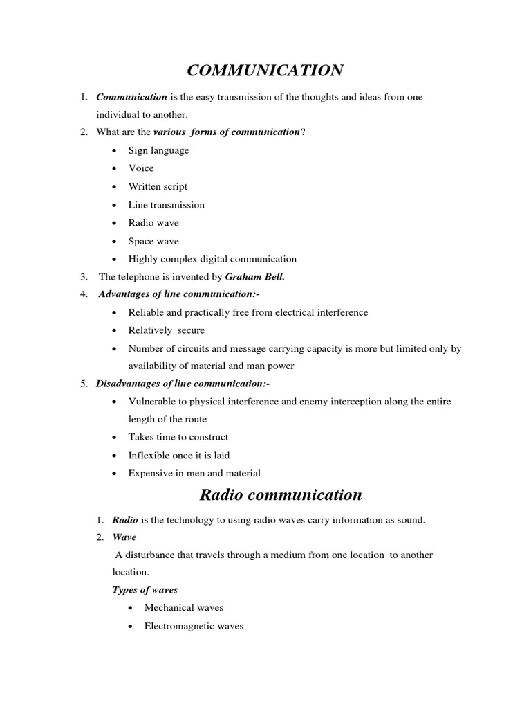 COMMUNICATION | PDF | Radio | Satellite
