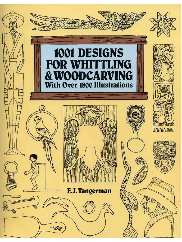 1001_Designs_for_Whittling_and_Woodcarving | PDF