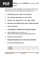 Modelltest 1 b2 Allgemein Leseverstehen Deutsch Telc | PDF