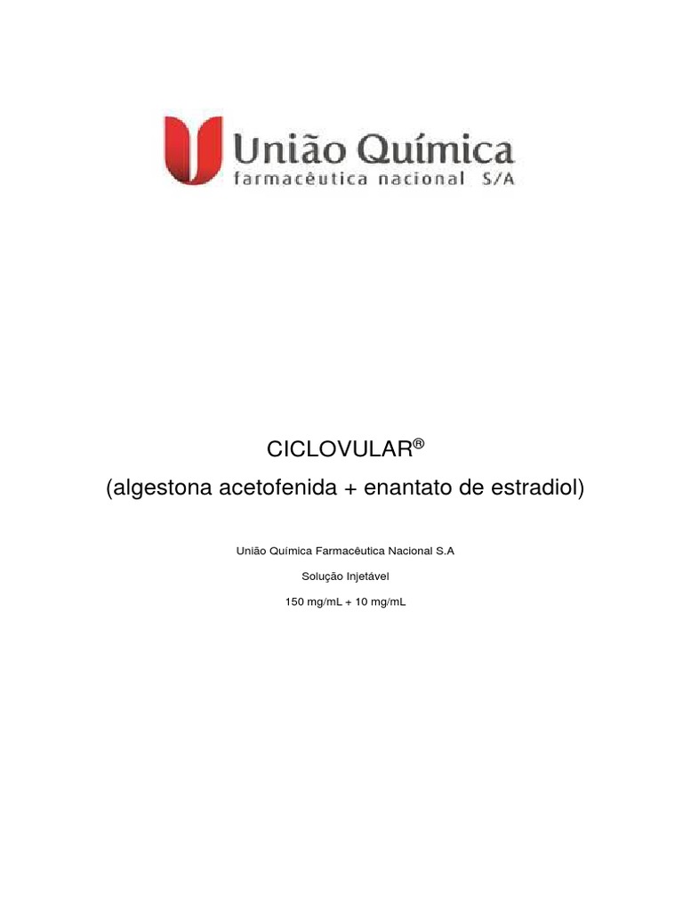 CICLOVULAR | PDF | Anticoncepcionais | Gravidez