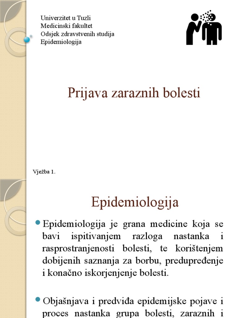 1 Prijava Zaraznih Bolesti | PDF