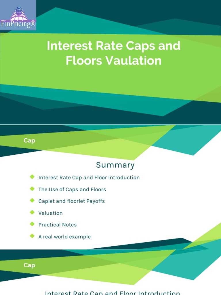 Interest Rate Caps and Floors Overview | PDF | Market (Economics ...