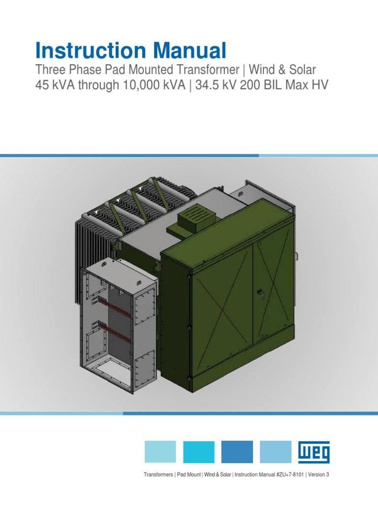 Voltran Transformadores de México DT Renewable Pad Manual | PDF ...