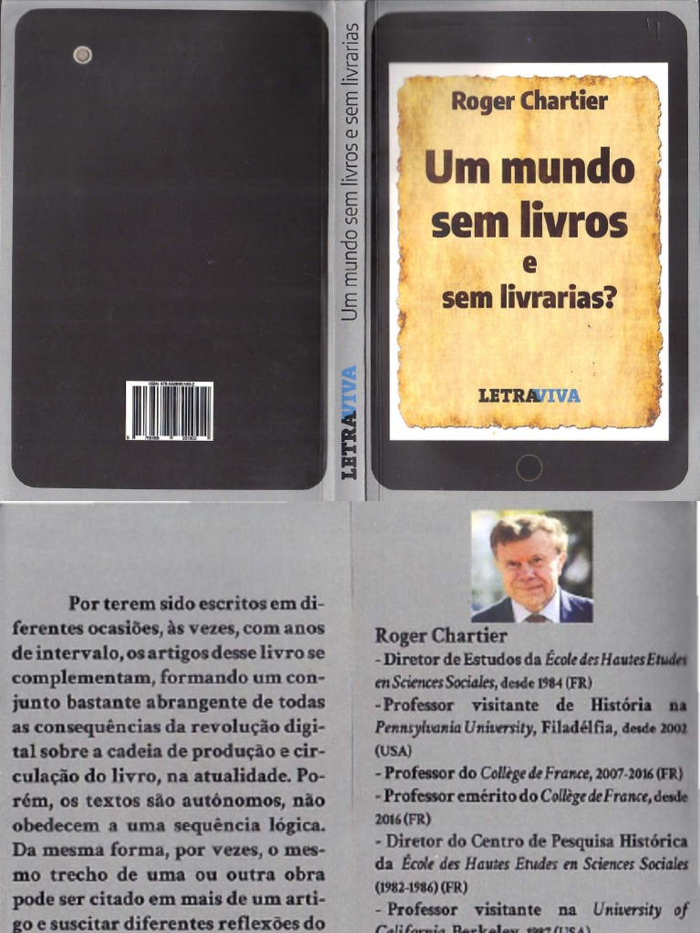 Roger Chartier - Um Mundo Sem Livros e Sem Livrarias - Letraviva (2020 ...