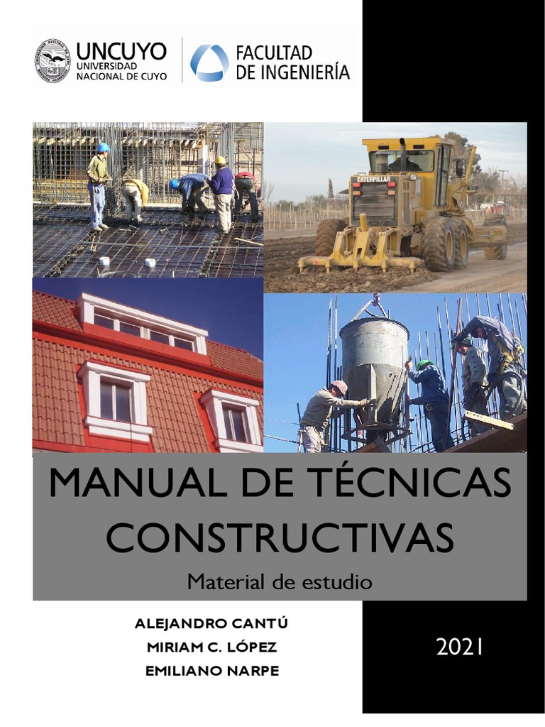 Manual de Técnicas Constructivas 2021 | PDF | Ingeniería | Ladrillo