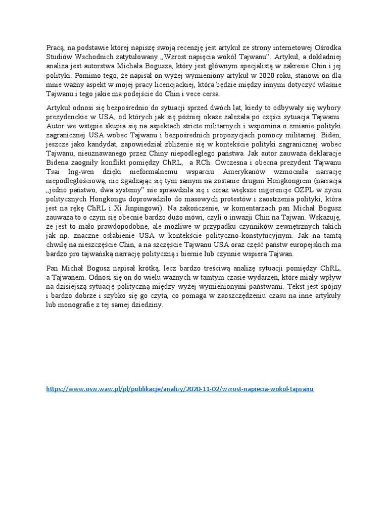 Recenzja Artykułu | PDF