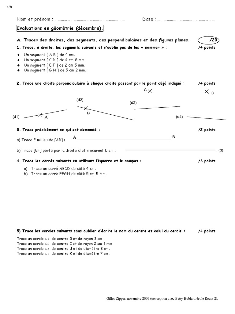 Evaluation cm1 | PDF