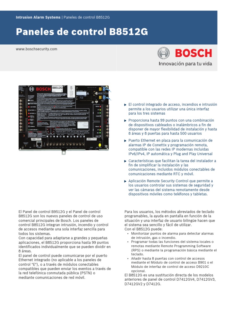 B8512G Data Sheet esES 18826285323 | PDF | Contraseña | Hardware de la ...