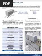 Ficha Tecnica Tepezil | PDF | Ingeniería de Edificación | Naturaleza