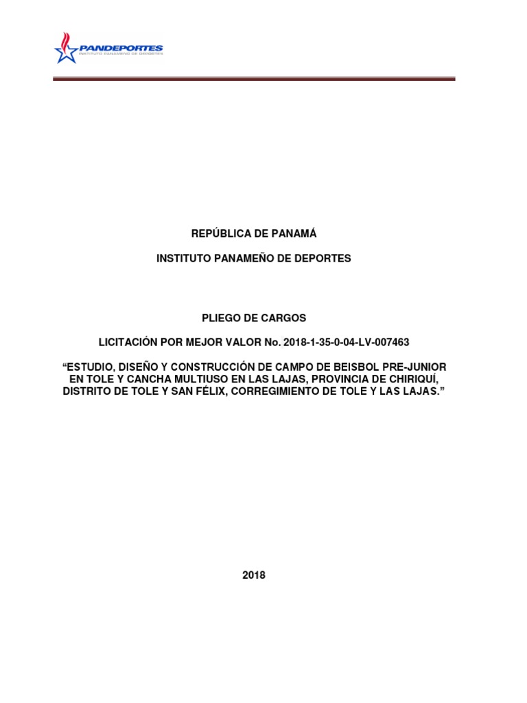 Pliego Tole y Las Lajas | PDF | Bancos | Panamá