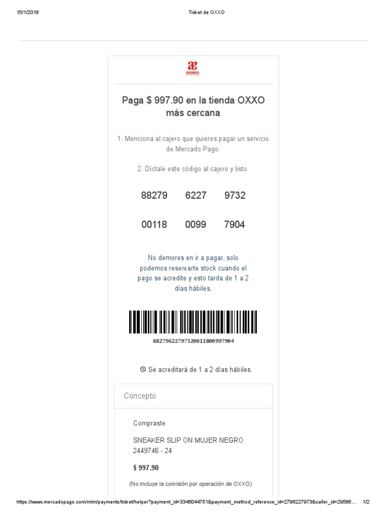 Ticket de OXXO | PDF