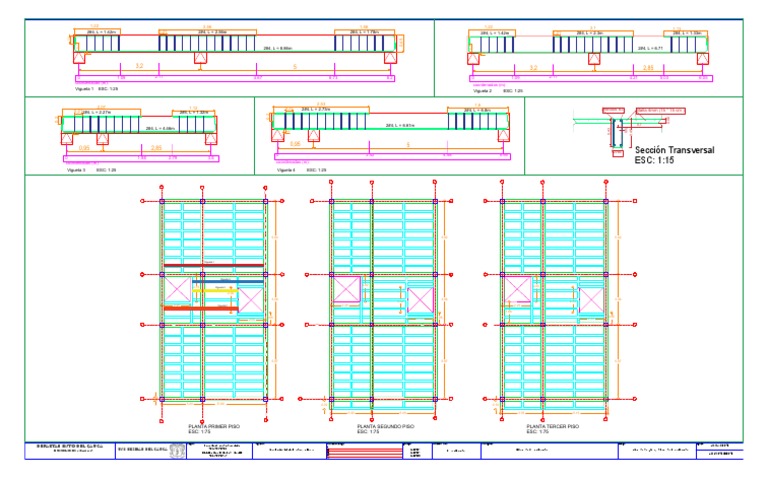 Plano losa aligerada | PDF