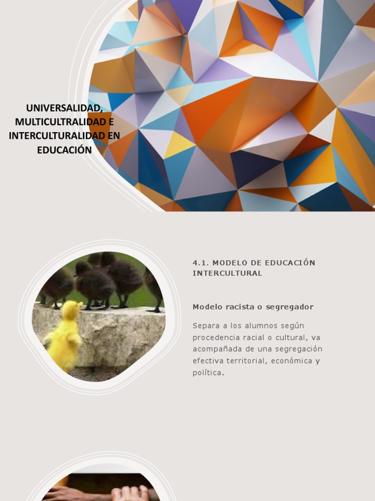 PowerPoint - Universalidad, Multiculturalidad e Interculturalidad en Educación | PDF | Ciencias ...