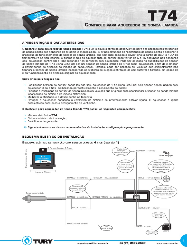 Manual T74 - Rev.02.1470082252 | PDF | Injeção eletrônica | Eletrônicos
