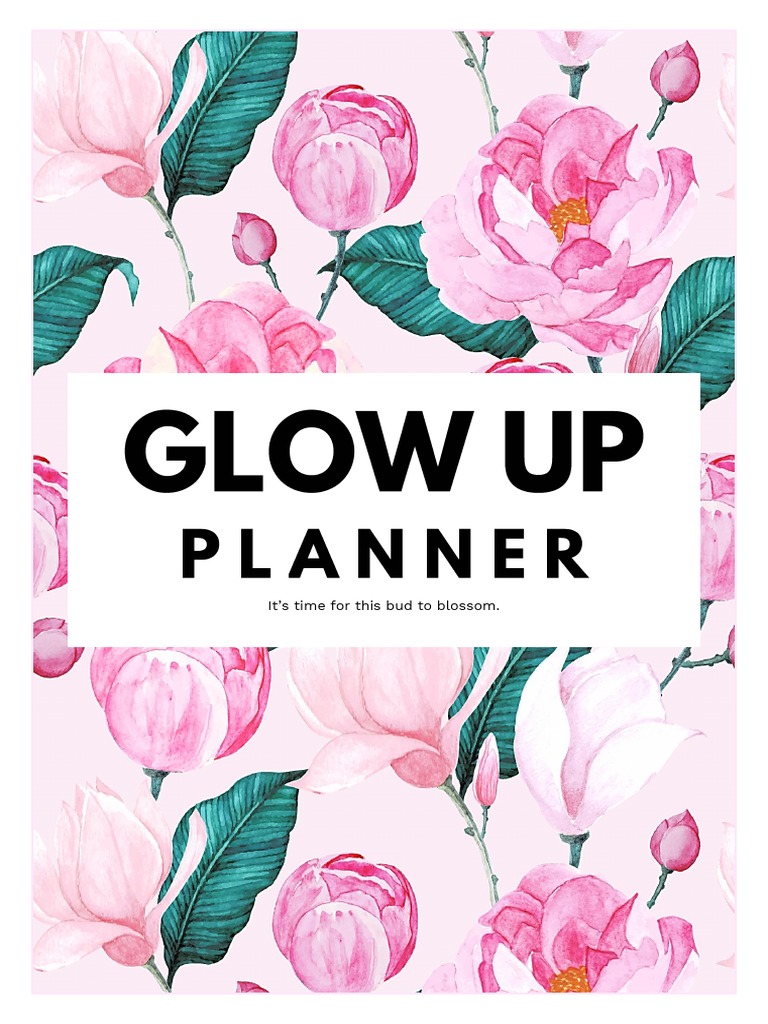 Glow Up Planner Shinesheets Size A4 Download Free Pdf Hair Human Body