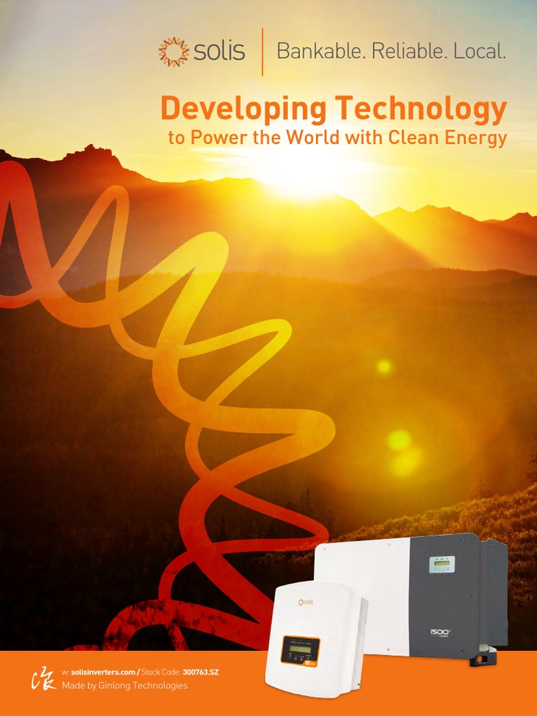 Solis Corporate Brochure English | PDF