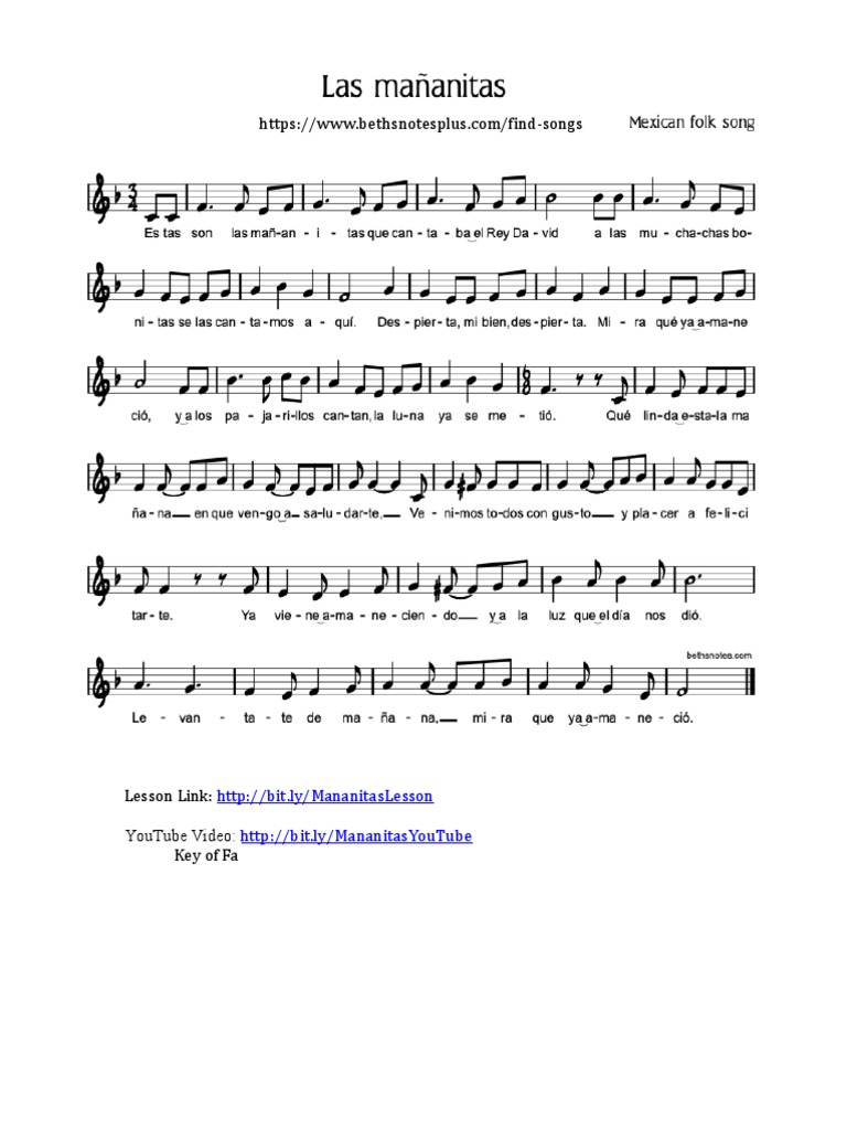Las Mañanitas | PDF