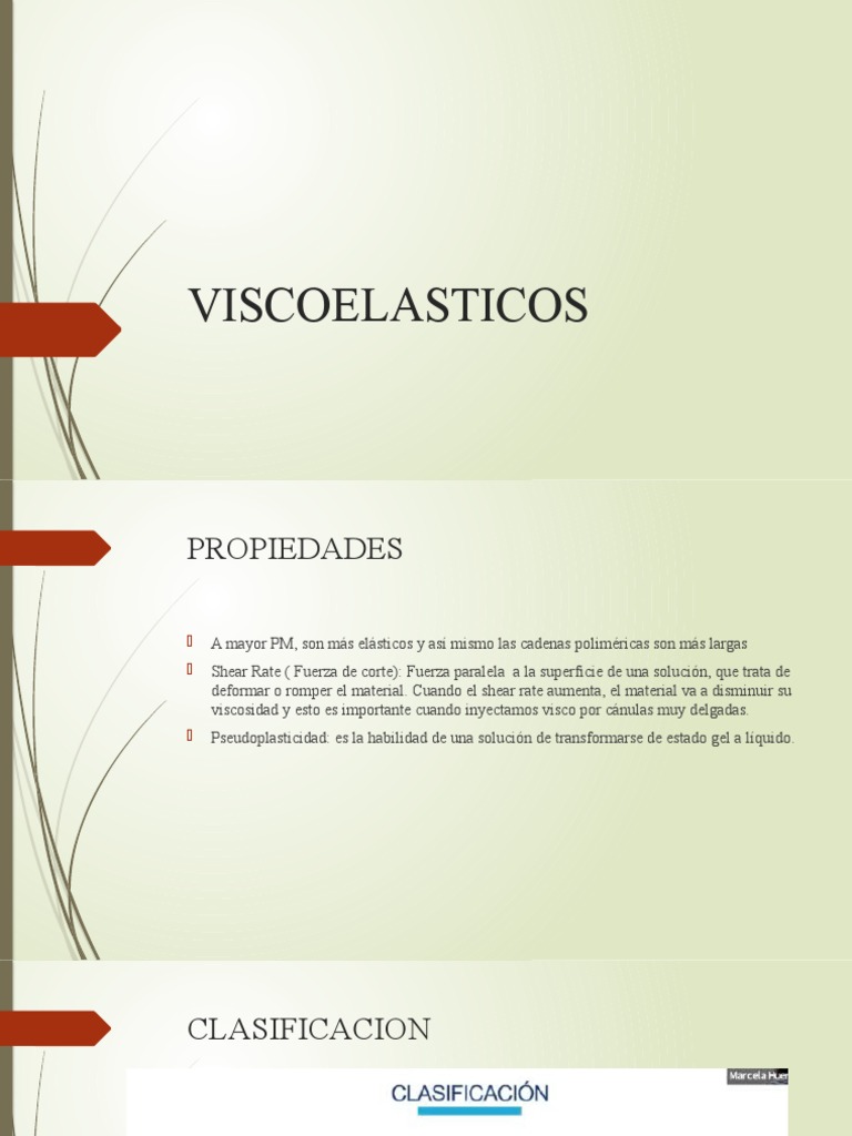 VISCOELASTICOS | PDF