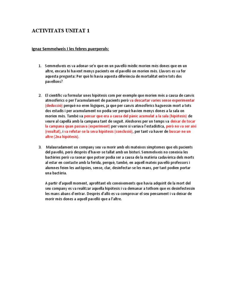 Activitats Unitat 1 | PDF