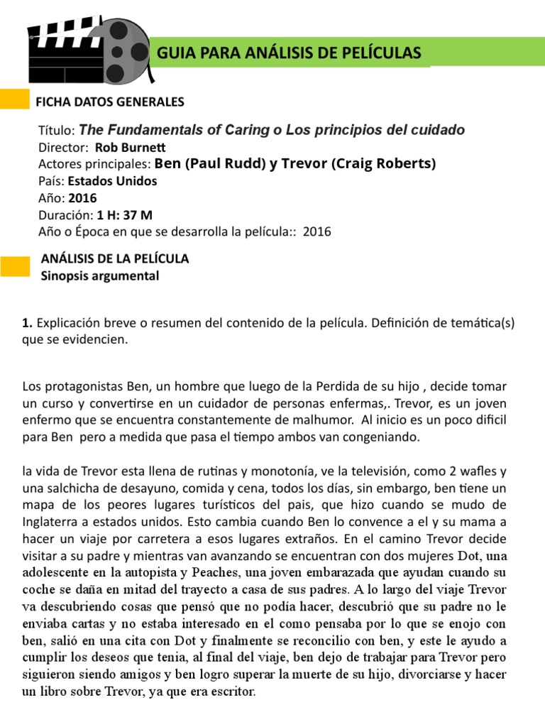 Guia Analisis Película 1 | Descargar gratis PDF | Factores humanos y ...