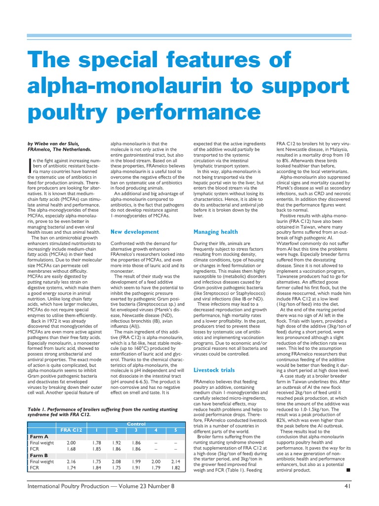 Alpha Monolaurin: A Non-Antibiotic Solution | PDF | Infection | Virus
