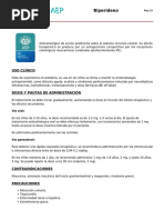 Biperideno, Ficha Técnica | PDF | Medicamentos con receta | Enfermedad ...