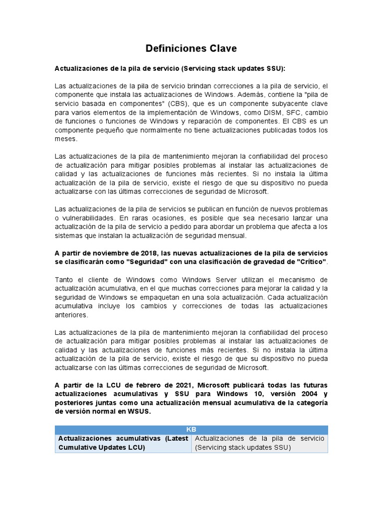 Definiciones Clave | PDF | Microsoft Windows | Microsoft